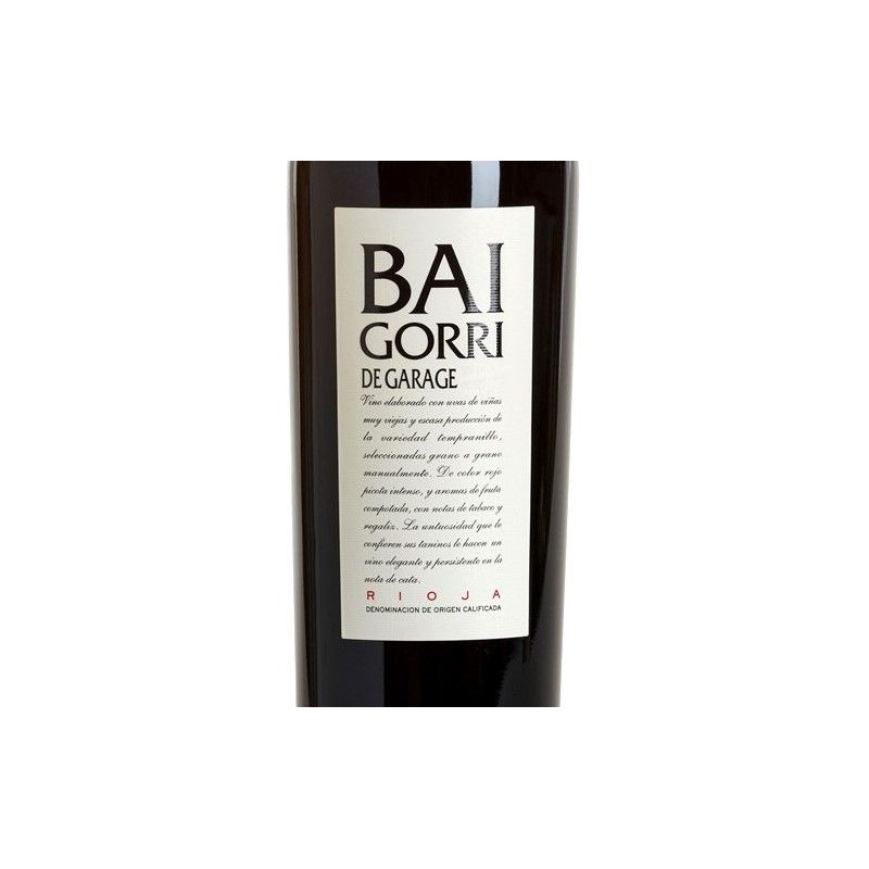 Baigorri de Garage - Buy wine Baigorri de Garage online